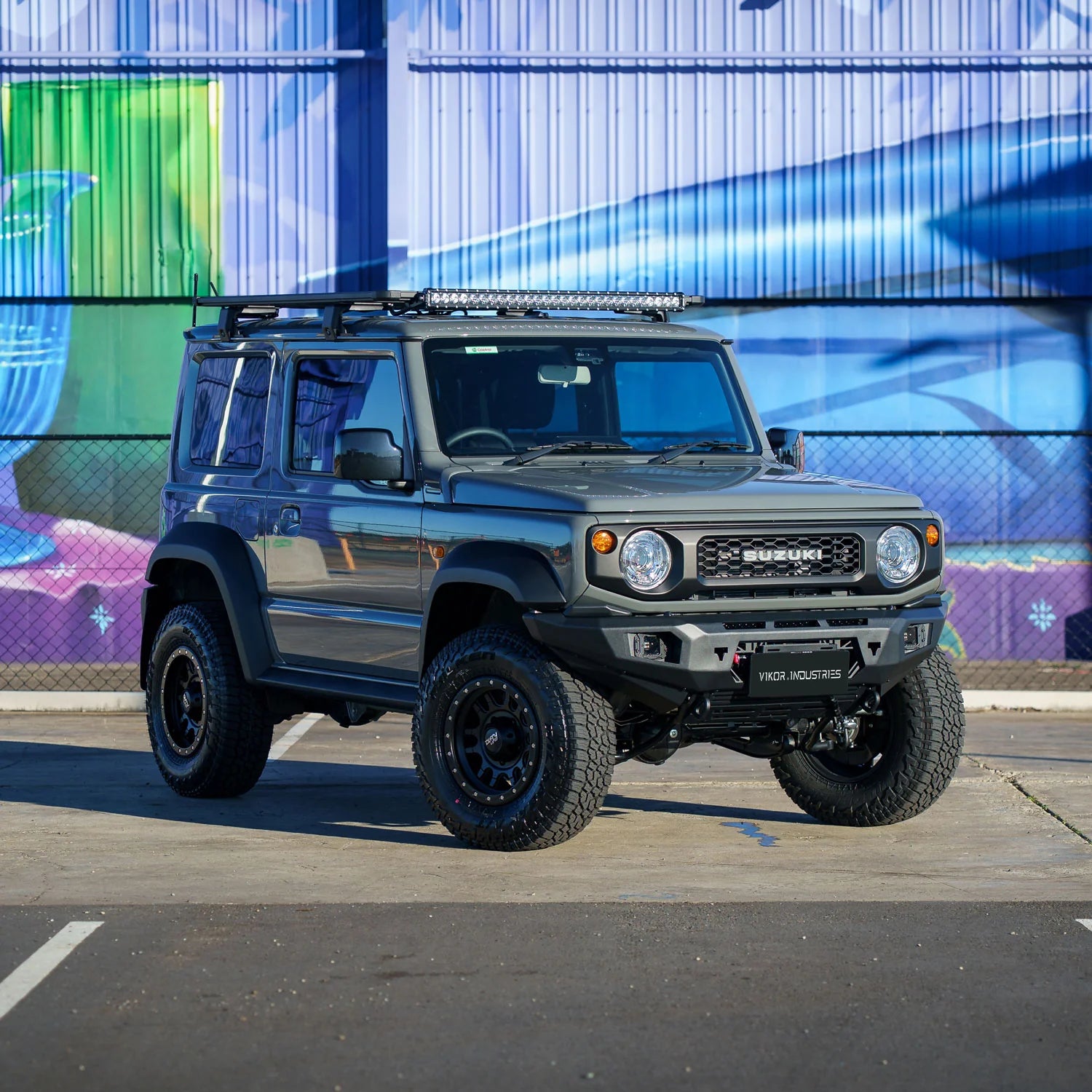 VIKOR INDUSTRIES Diablo Bull Bar - No Loop (Jimny Models 2018-Current