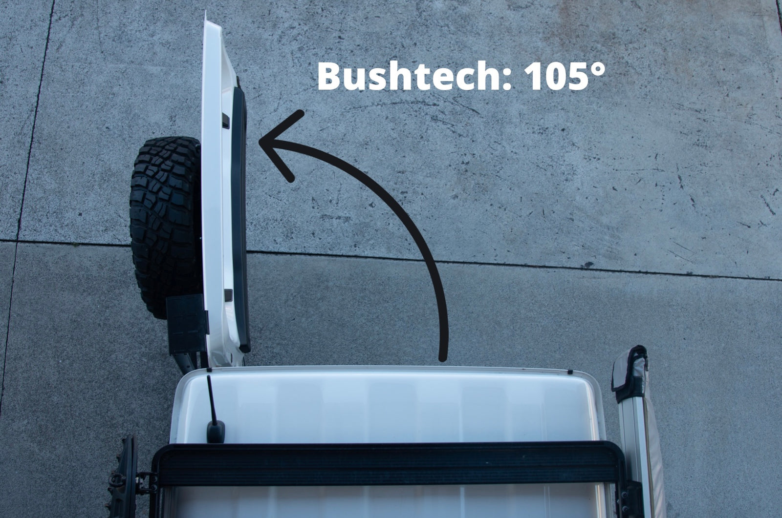 BUSHTECH Rear Tailgate Gas Strut (Jimny Year - 2018+) – OZ Jimny
